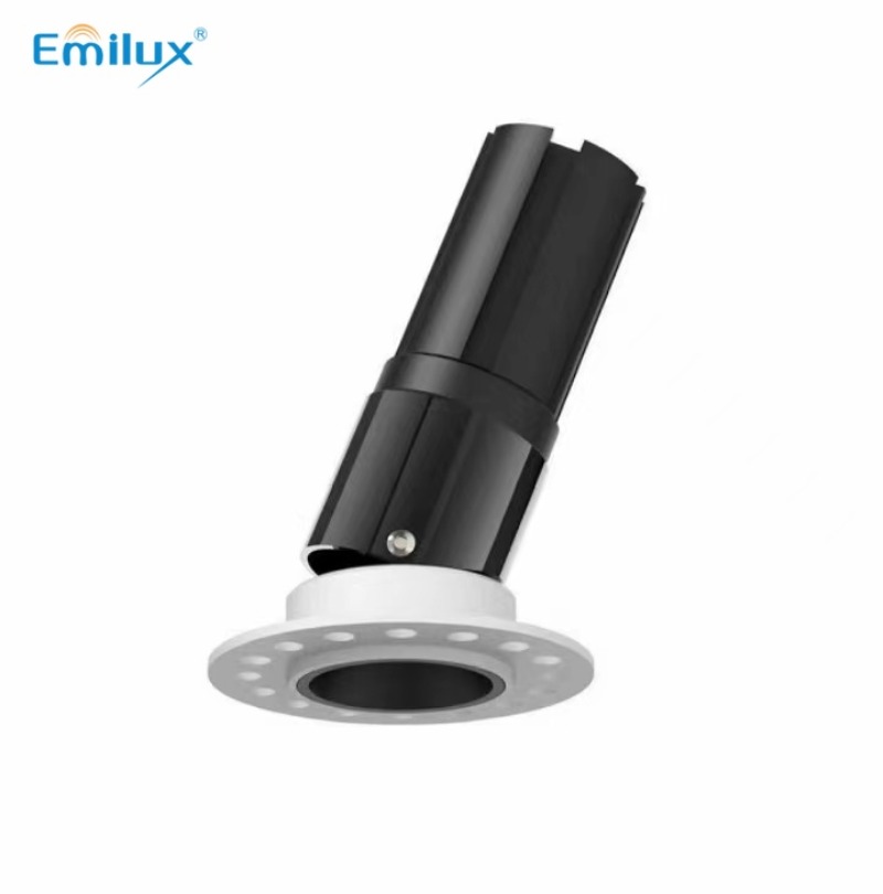 ES1019 9W cutsize 45mm rimless mini luminaire led ceiling light OEM