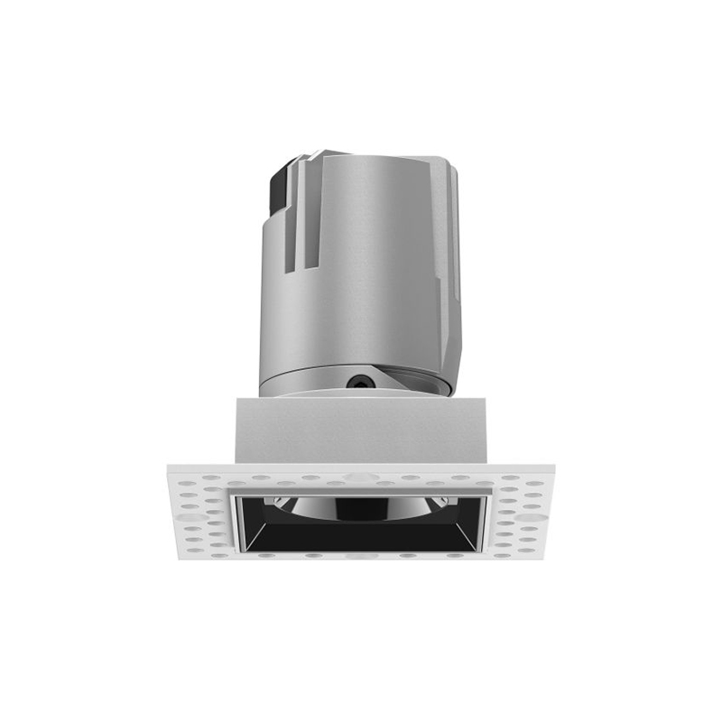 China ES4022 24w adjustable square rimless led recessed lighting wall ...